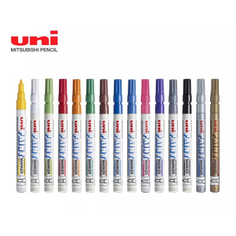 ปากกาเพ้นท์ “UNI” PX-21 (หัวกลม 0.8-1.2 mm.) | Shopee Thailand