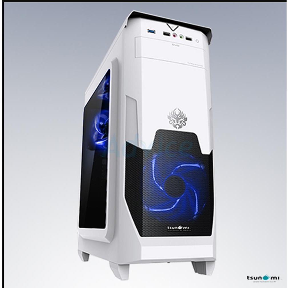 Tsunami CA-V1 Gaming (White Blue /Black Red) ราคาถูกที่สุด | Shopee ...