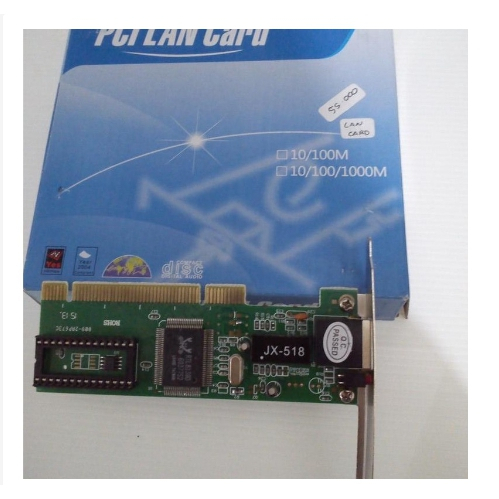 การ์ดแลน PCI 10/100 LAN Network Ethernet Adapter Card JX-518 | Shopee ...