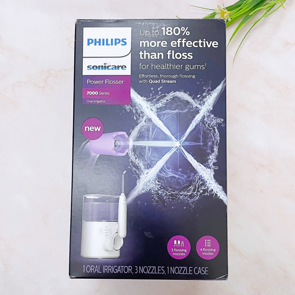[Philips®] Sonicare Power Flosser 7000 Oral Irrigator HX3911/30 White ...