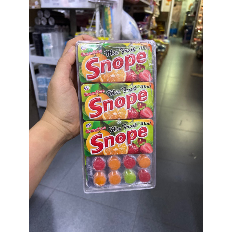 ลุกอมsnope รสผลไม้ (กระปุก12กล่อง) | Shopee Thailand