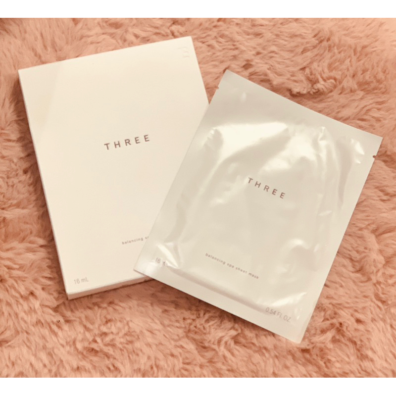THREE Balancing Spa Sheet Mask ทรี บาลานซ์ซิ่ง สปา ชีท มาส์ก (1 ซอง ...