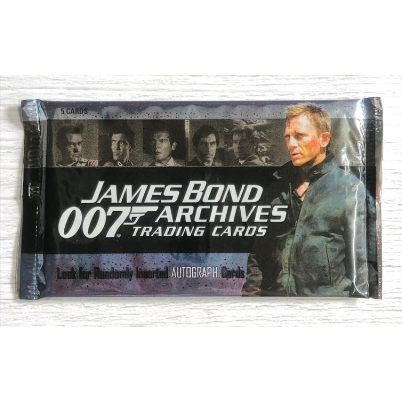 (Sealed Pack) ซองสุ่มการ์ดลายเซ็น พยัคฆ์ร้าย 007 ( JAMES BOND 007 ...