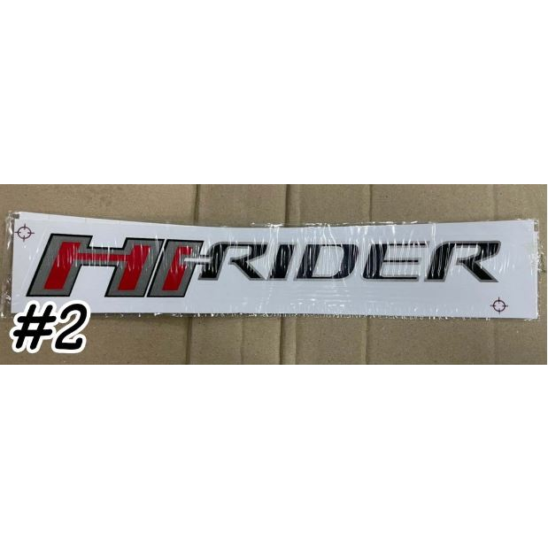 สติ๊กเกอร์ HI-RIDER แรนเจอร์ Ranger ปี 2012-2021 | Shopee Thailand
