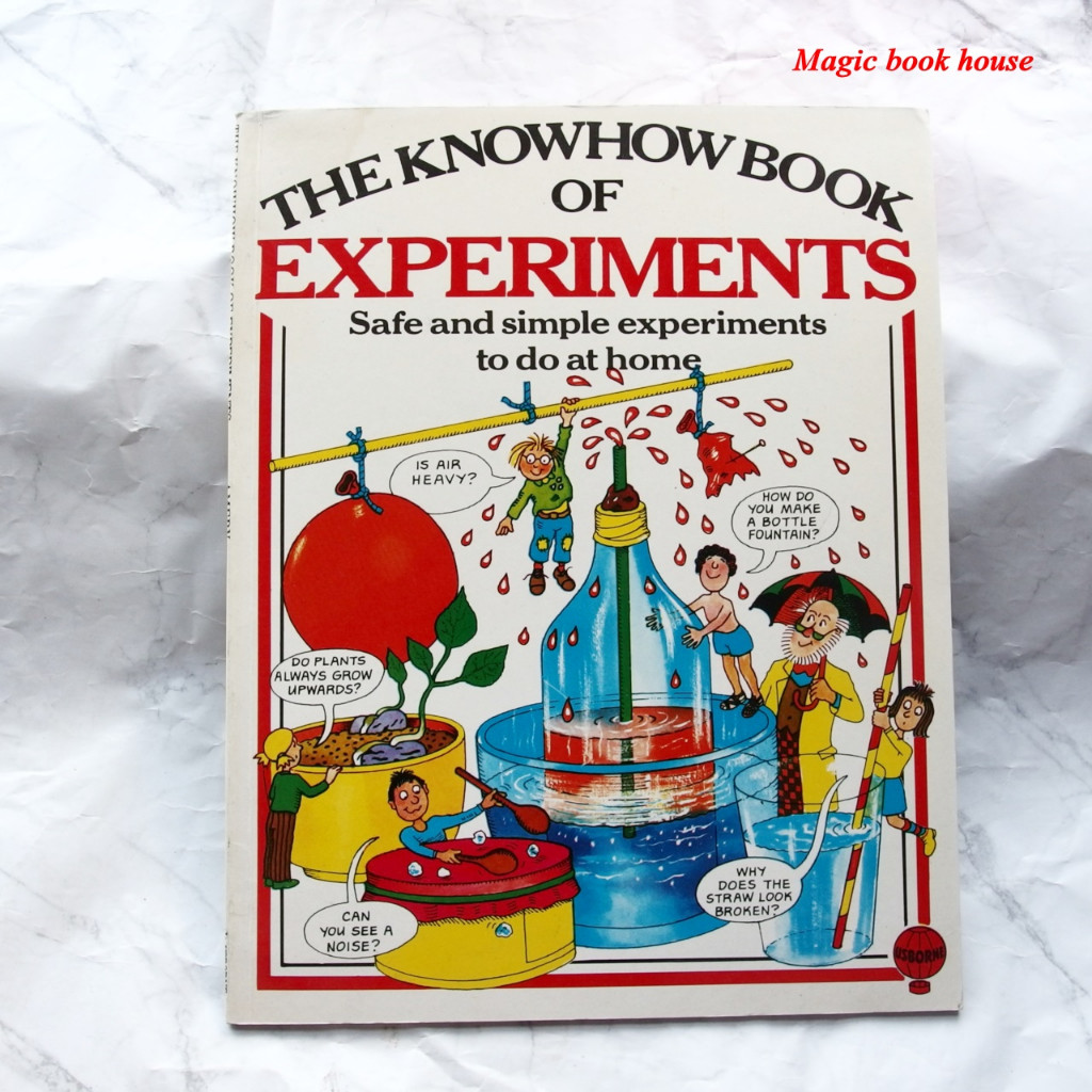 THE KNOWHOW BOOK OF EXPERIMENTS : หนังสือความรู้ ภาษาอังกฤษ (มือสอง) ปกอ่อน ขนาด เล่มใหญ่ สภาพ ...