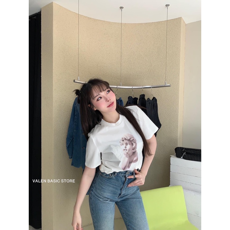 เสื้อยืด งานป้าย Valen Basic Store | Shopee Thailand