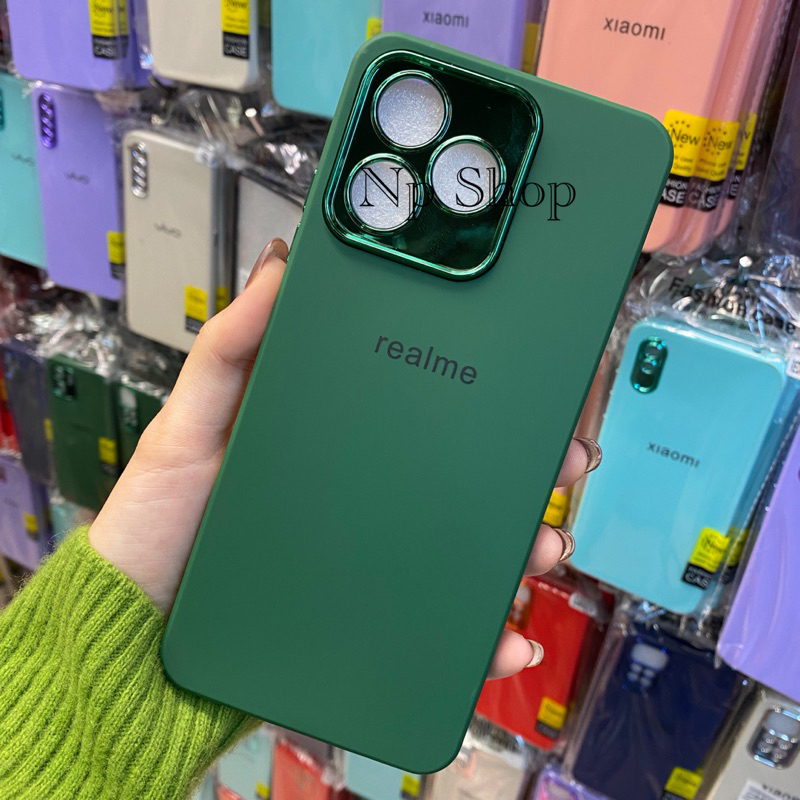 พร้อมส่งจากไทย เคสกำมะหยี่สีพื้น Realme C63(4G)/C61(4G)/C53/C51/Note50 ด้านในเป็นกำมะหยี่ พร้อม ...