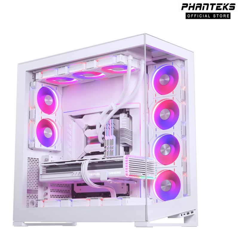 PHANTEKS NV7 FULL TOWER,TEMPERED GLASS DRGB,SATIN MATTE WHITE | Shopee Thailand