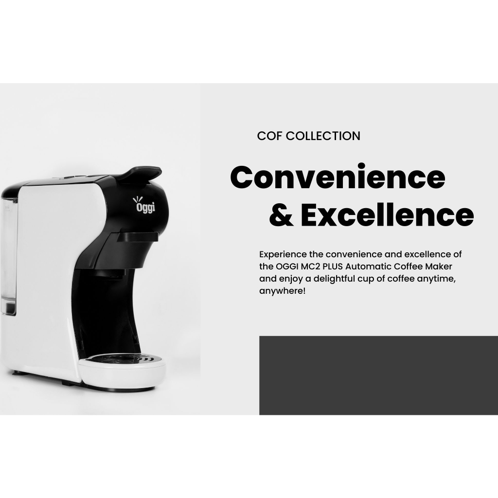OGGI เครื่องชงกาแฟอัตโนมัติ Coffee Machine Capsule รุ่น MC2 PLUS (รุ่น ...