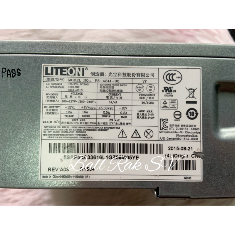 New Original Power Supply For LITEON 500W Power Supply, 03/09/2024
