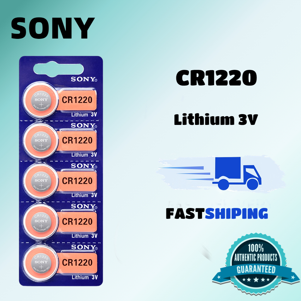 ถ่านกระดุม SONY JAPAN รุ่น CR1632 / CR1620 /CR1616 /CR1220Lithium 3V ...