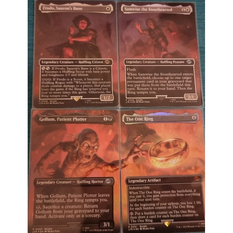 The One Ring Bundle set การ์ด magic the gathering ของแท้จากชุด lord of ...