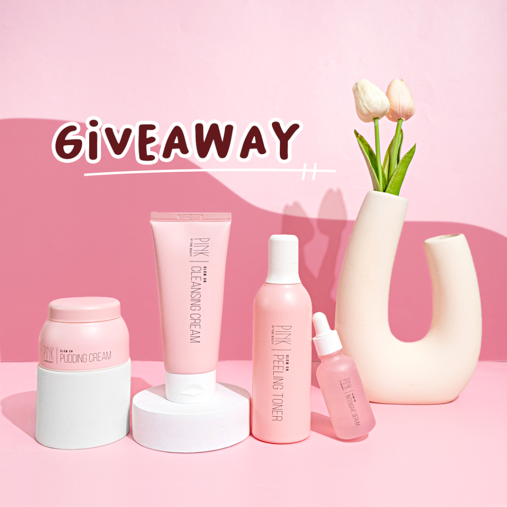 Pink by Pure Beauty Glow On Pudding Cream 50ml / Serum 30ml | Shopee ...