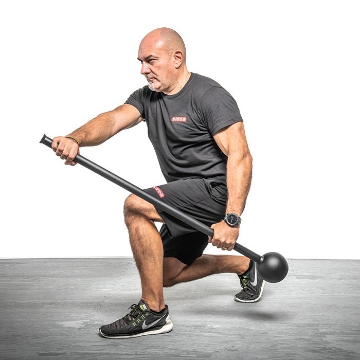 บาร์เบล น้ำหนักฝั่งเดียว Barbell Macebell training equipment | Shopee ...