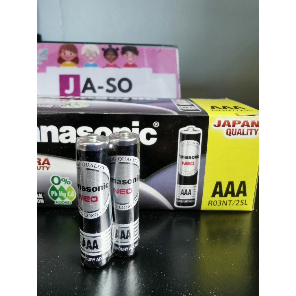 ถ่านไฟฉาย Pana AAA neo พานาโซนิค (Panasonic) ขนาด AAA- 1.5 โวลต์ -แท้ประกันศูนย์ ถ่านรีโมท ...