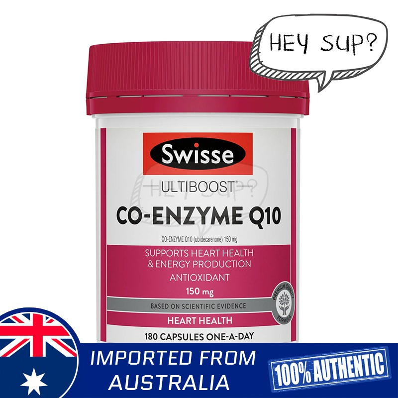 Swisse Co-Enzyme Q10 150mg 180 Capsules | Shopee Thailand