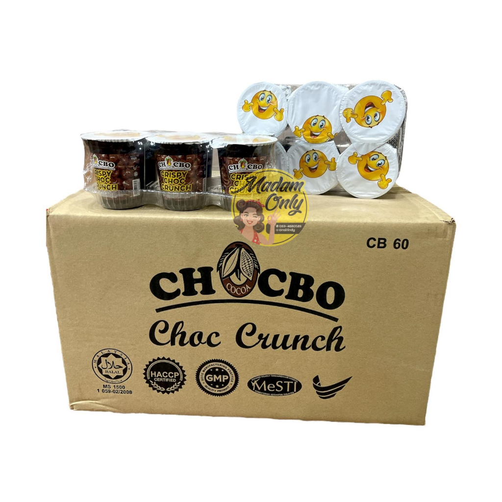 CHOCBO CHOC CRUNCH มินิโกโก้ครั้นช์ ปริมาณ 60 กรัม (ยกลัง 72 ถ้วย ...