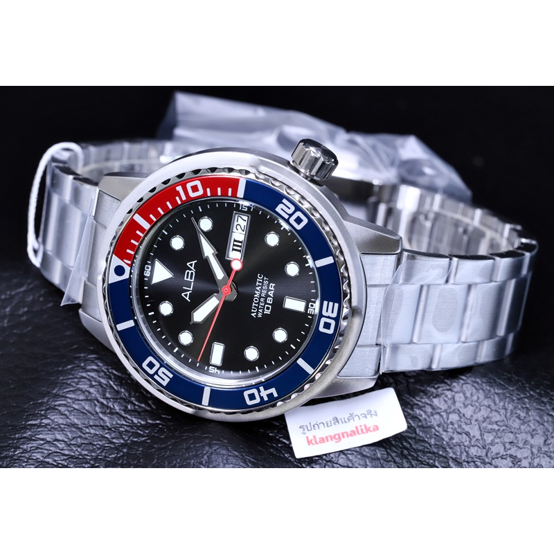 (แถมกล่องแบบพกพา) นาฬิกา Alba Tuna Automatic รุ่น AL4247X / AL4247X1 ...