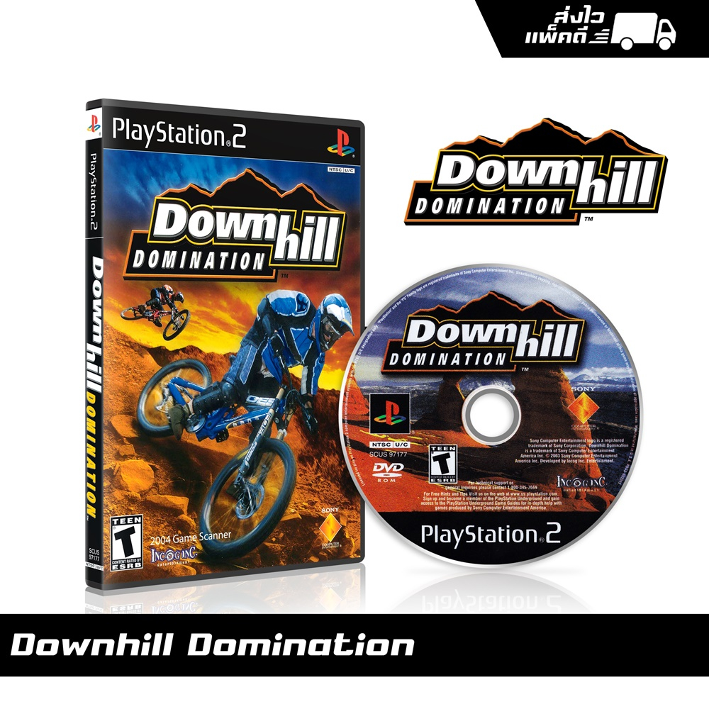 แผ่นเกม PS2 Downhill Domination (english) สกรีนแผ่น พร้อมปกใส่กล่อง ...