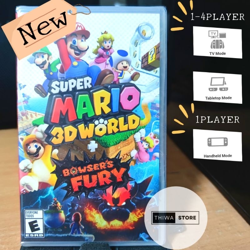 (มือ1) Nintendo Switch | Super Mario 3D World + Bowser'S Fury | Shopee Thailand