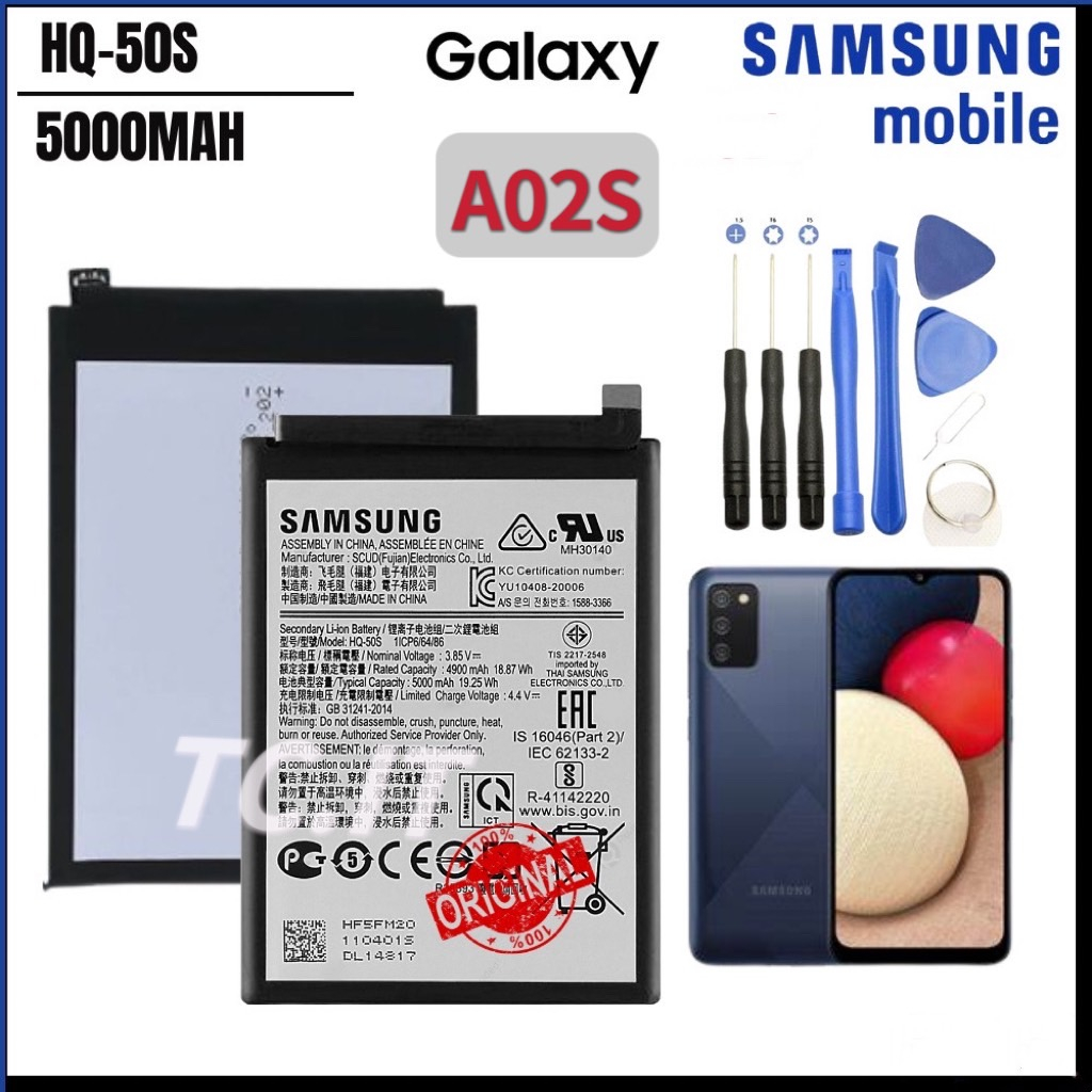 แบตเตอรี่ แท้ Samsung A02S HQ-50S Battery For Samsung A02S/A025 ...