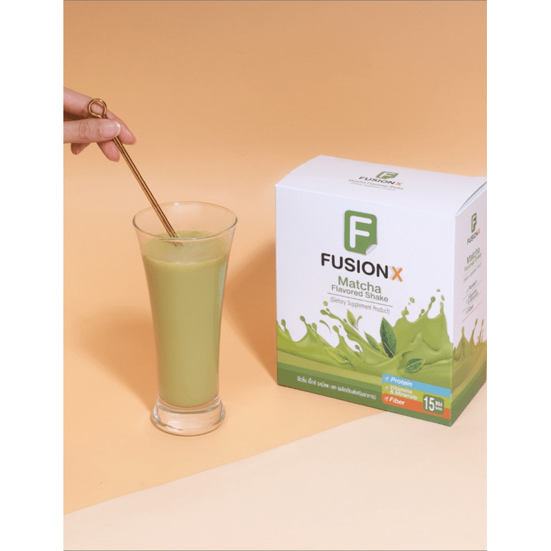 Fusion X Matcha Flavored Shake ส่งฟรี #ฟิวชัน#โปรตีน#เวย์โปรตีน#อาหาร ...