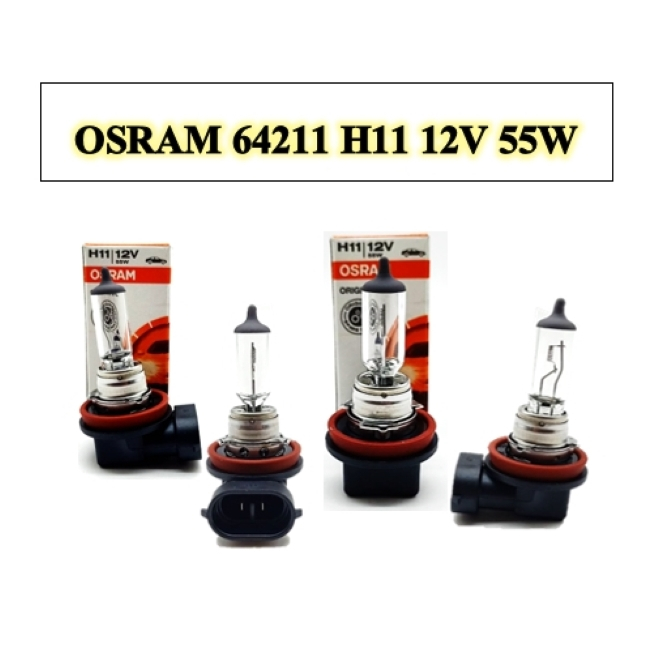 หลอดไฟ OSRAM 64211 H11 12V 55W ของแท้ (1หลอด) | Shopee Thailand