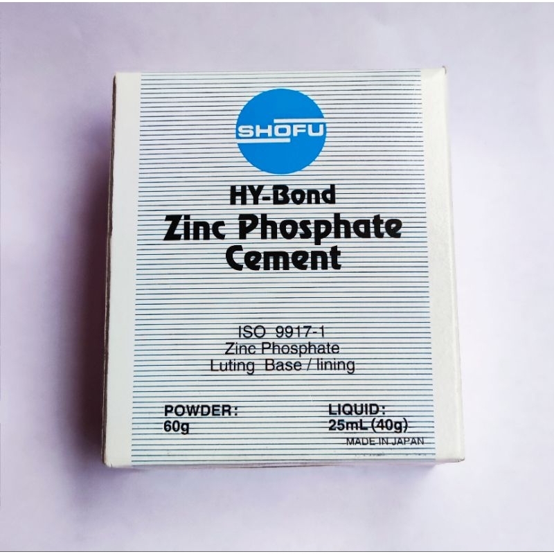 SHOFU HY-BOND Zinc Phosphate Cement (powder 60g+liquid25ml)สินค้าใหม่ ...