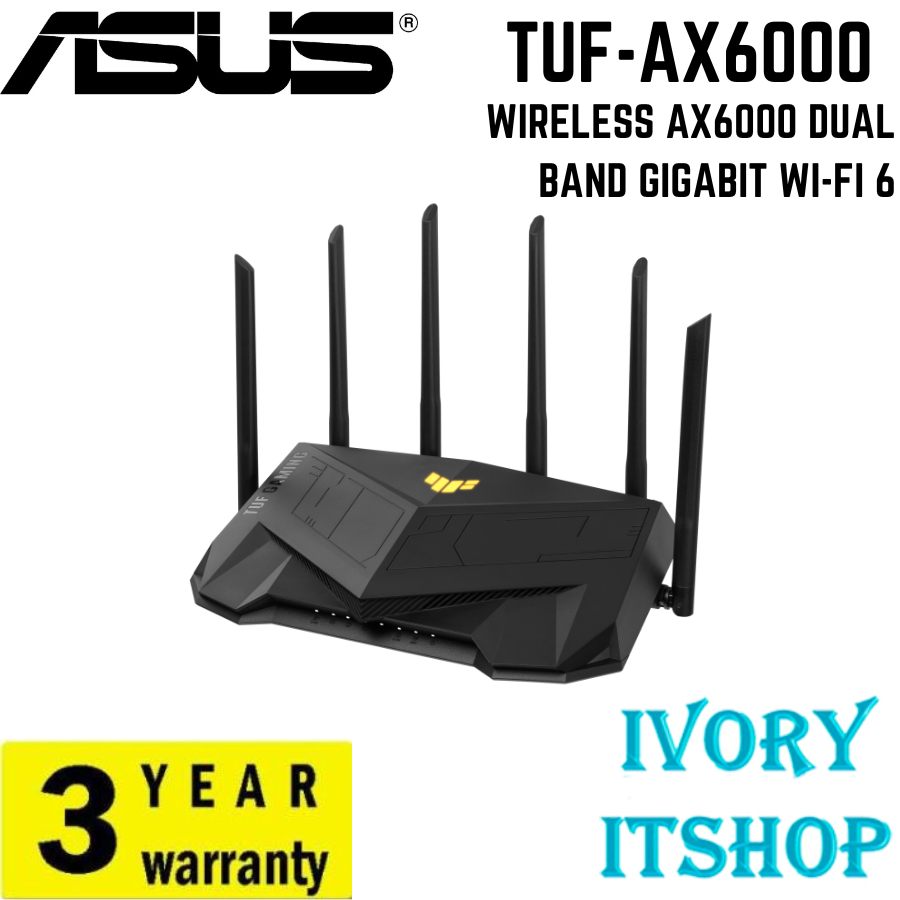 Asus TUF-AX6000 WIRELESS AX6000 DUAL BAND GIGABIT WI-FI 6 | Shopee Thailand