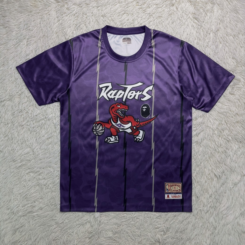 เสื้อแขนสั้นผ้าพิมพ์ B.A.P.E RAPTORS มีไซซ์ใหญ่ | Shopee Thailand