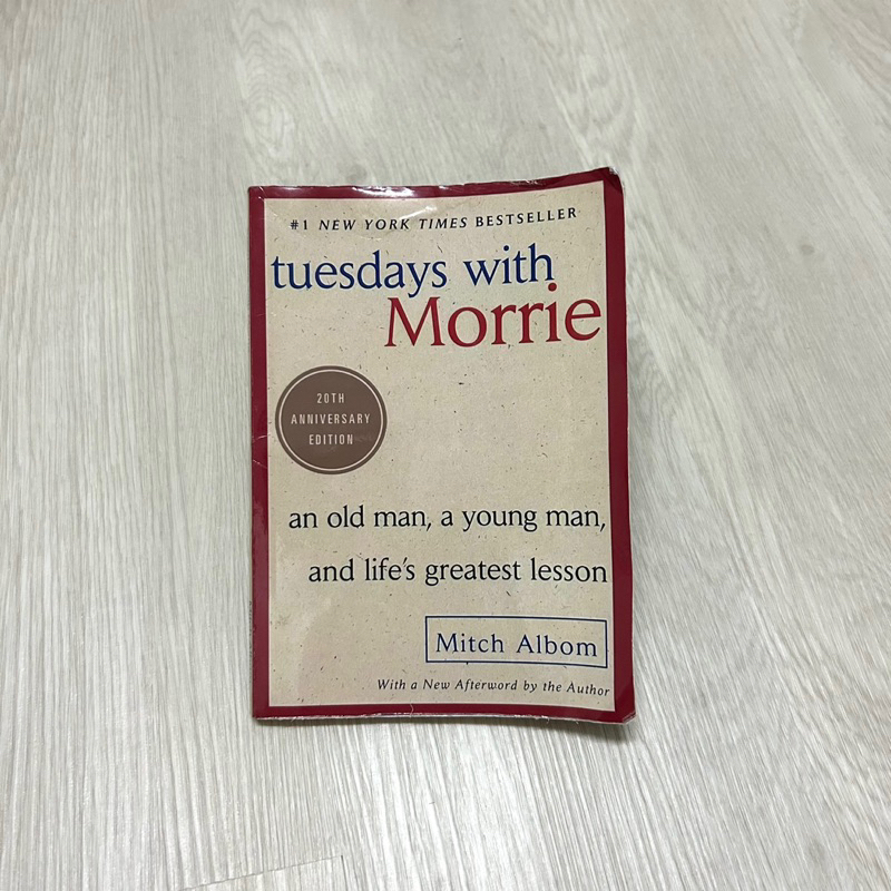 Tuesdays With Morrie by Mitch Albom English Book วันอังคารแห่งความทรงจำ ...