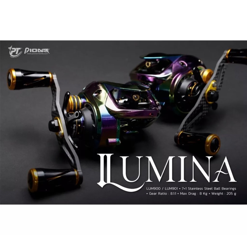 รอกหยดน้ำ PIONEER LUMINA LUM-900/901 สีไทเทเนียม (แถมฟรีอะไหล่สำรอง ...