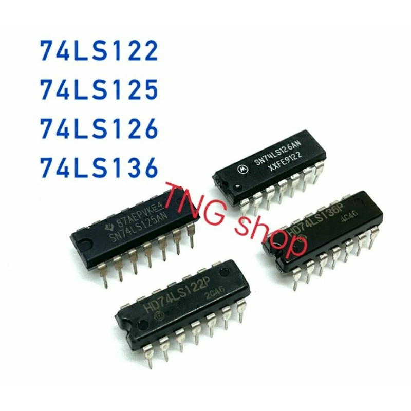 IC 74LS122 74LS125 74LS126 74LS136 สินค้าพร้อมส่ง ออกบิลได้ | Shopee ...