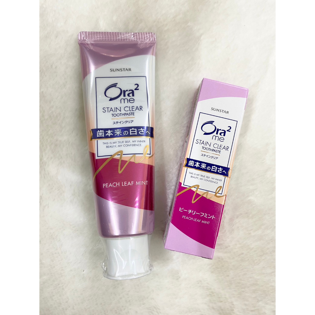 Sunstar Ora2 Me Stain Clear Toothpaste ยาสีฟันจากญี่ปุ่น (ฉลากไทย) | Shopee Thailand