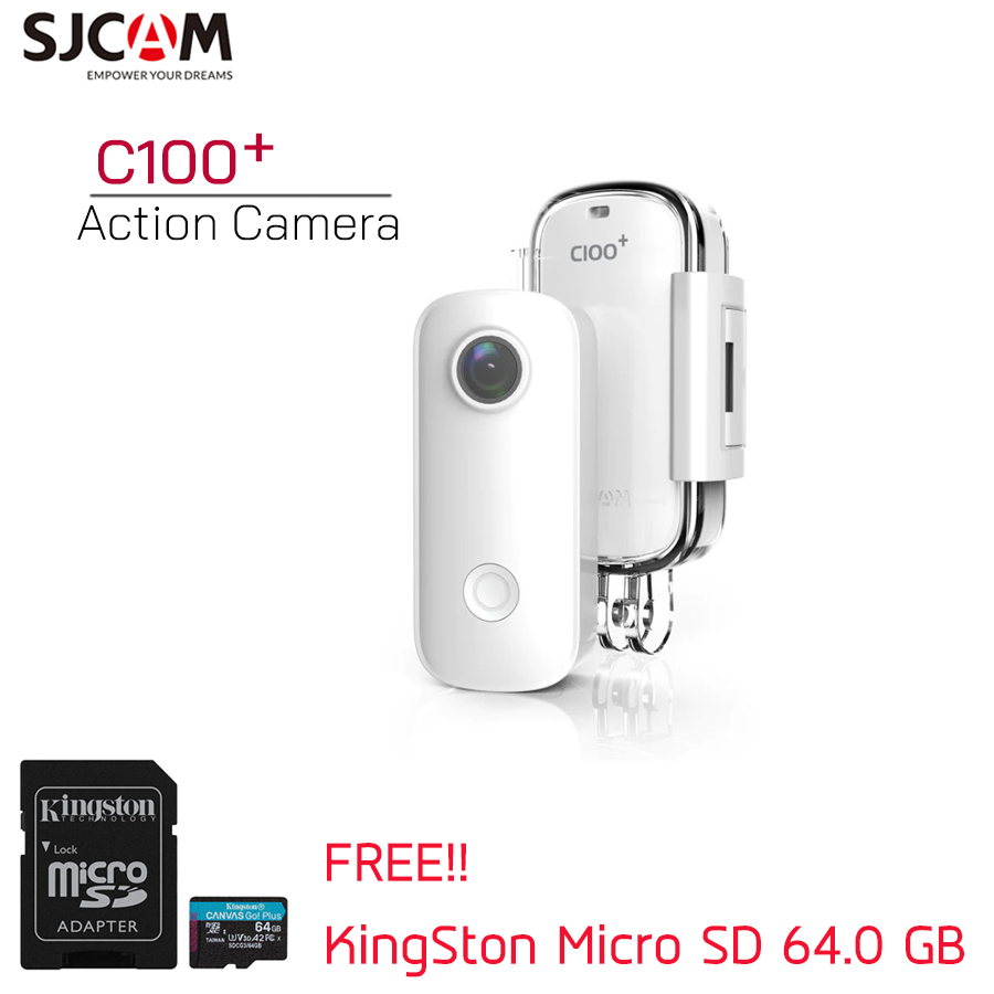 SJCAM C100+ / C100 Plus Mini Action Camera Small and Smart กันน้ำลึก ...
