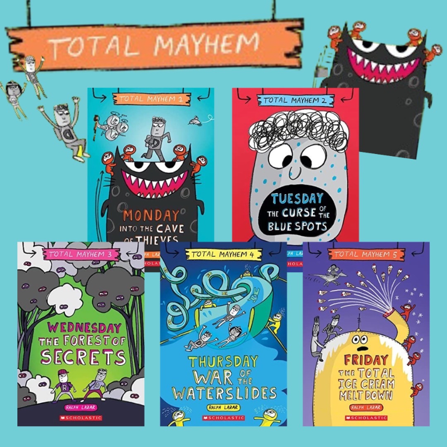 หนังสือชุด Total Mayhem series ชุด 5 เล่ม chapter book comedy หนังสือหัดอ่านภาษาอังกฤษ | Shopee ...