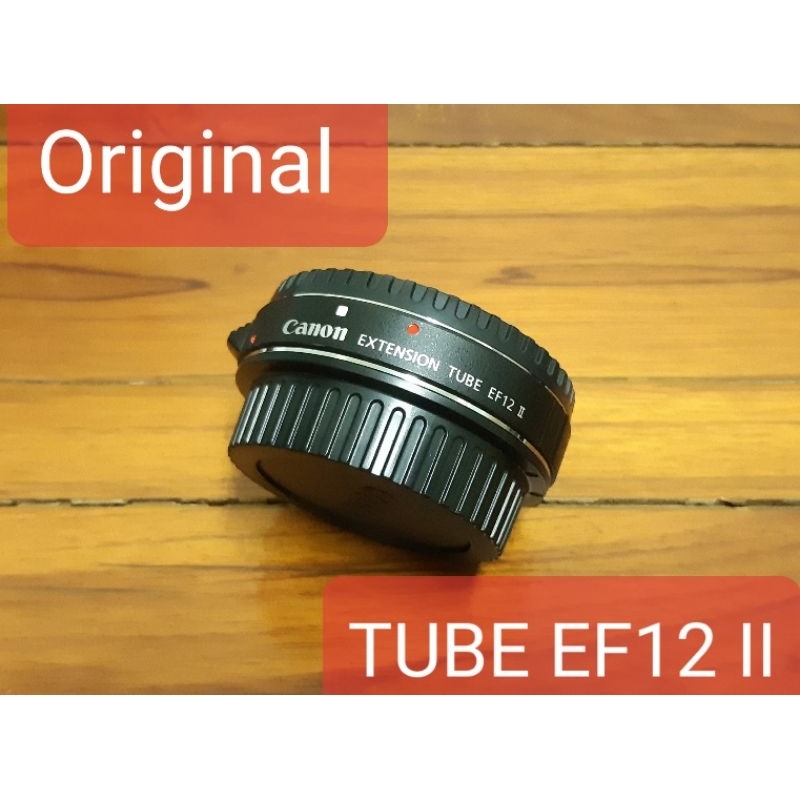 Original Canon Extension Tube EF12 II Made in Japan ใช้ถ่ายมาโคร สำหรับเลนส์เมาส์ EF EF-S ...