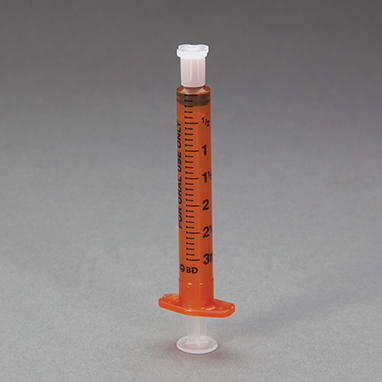 ไซริงค์ BD Oral Amber Syringe 3 ML with Tip Cap ของแท้ จากอเมริกา ...