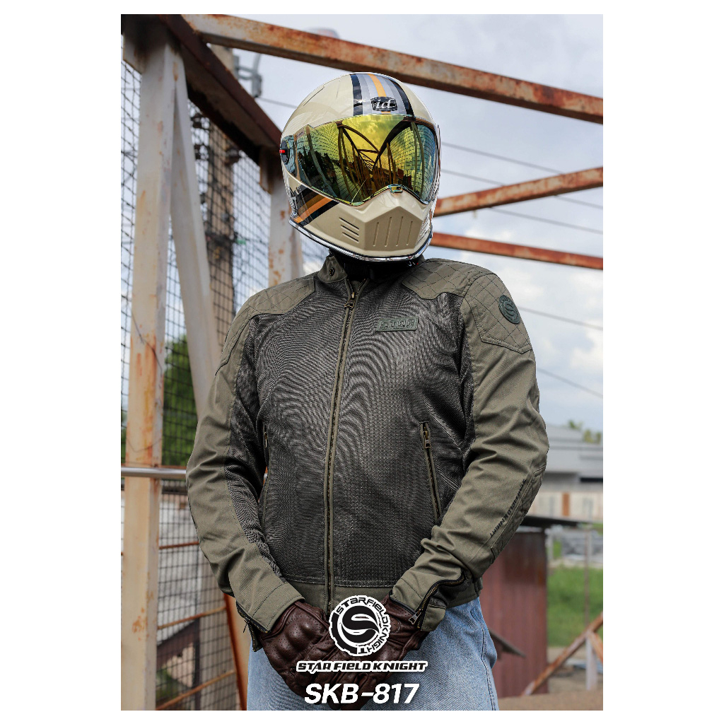 เสื้อการ์ดสำหรับขับขี่มอเตอร์ไซค์ STAR FIELD KNIGHT SKB-817 | 2 สี #SP.Bike(320SP) | Shopee Thailand