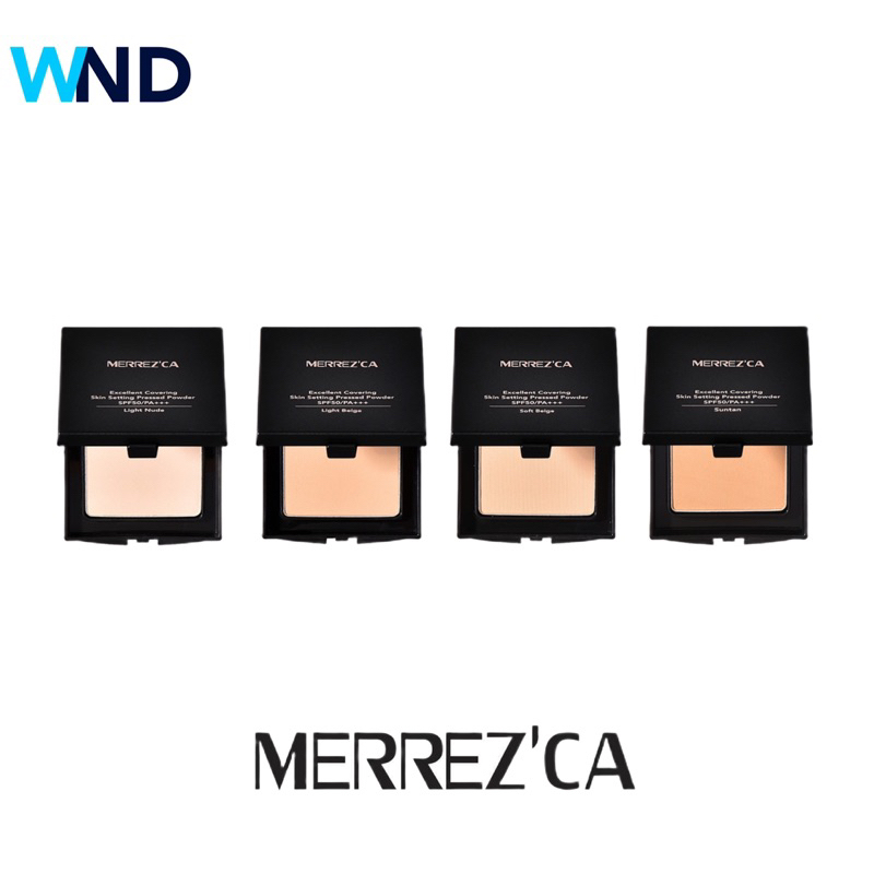 MERREZCA Excellent Covering Skin Setting Pressed Powder SPF50 PA ...