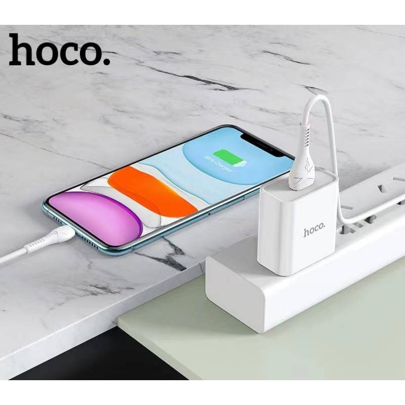 HOCO C81 ชุดชาร์จไว 1พอร์ตชาร์จแบบ USB 2.1A และสายชาร์จ พร้อมส่ง มีของในไทย ส่งไว ของแท้ HOCO ...