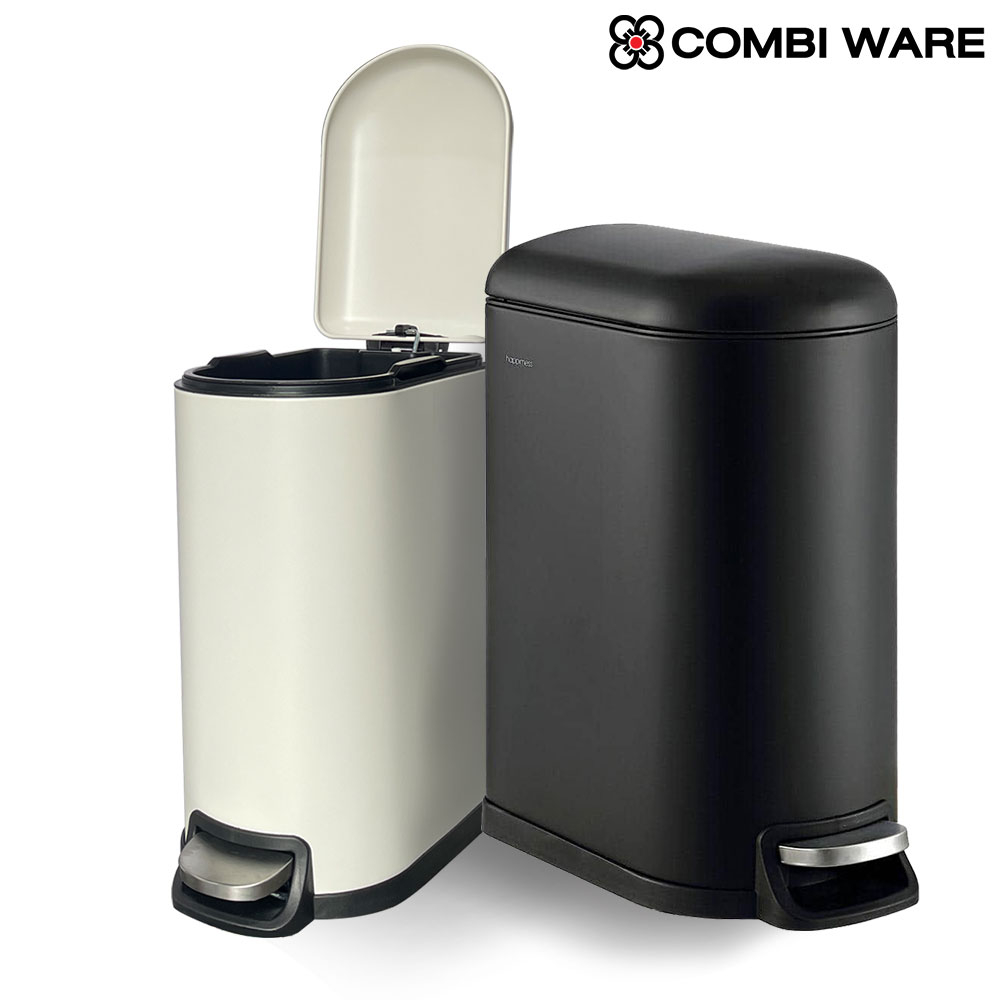 ถังขยะสแตนเลส แบบเท้าเหยียบ ทรงลึก 10 ลิตร - COMBI WARE | Shopee Thailand