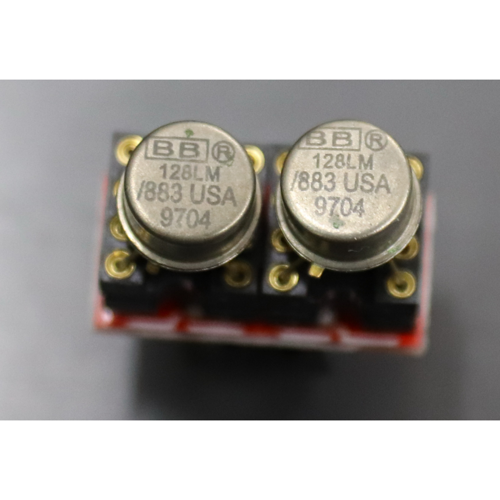Single OP-AMP ออปแอมป์ OPA128LM/883B ตัวถังเหล็ก ผลิตที่ U.S.A. (ขายเป็นเซ็ต ออปแอมป์2ตัว+ตัว ...