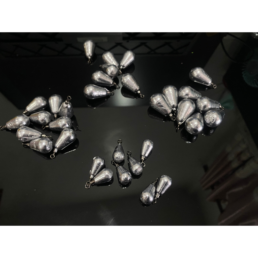 ตะกั่วดรอปช็อต Dropshotเจริก J rig เท็กซัสริก แคโรไลน่าริก ตะกั่วตกหมึก ...