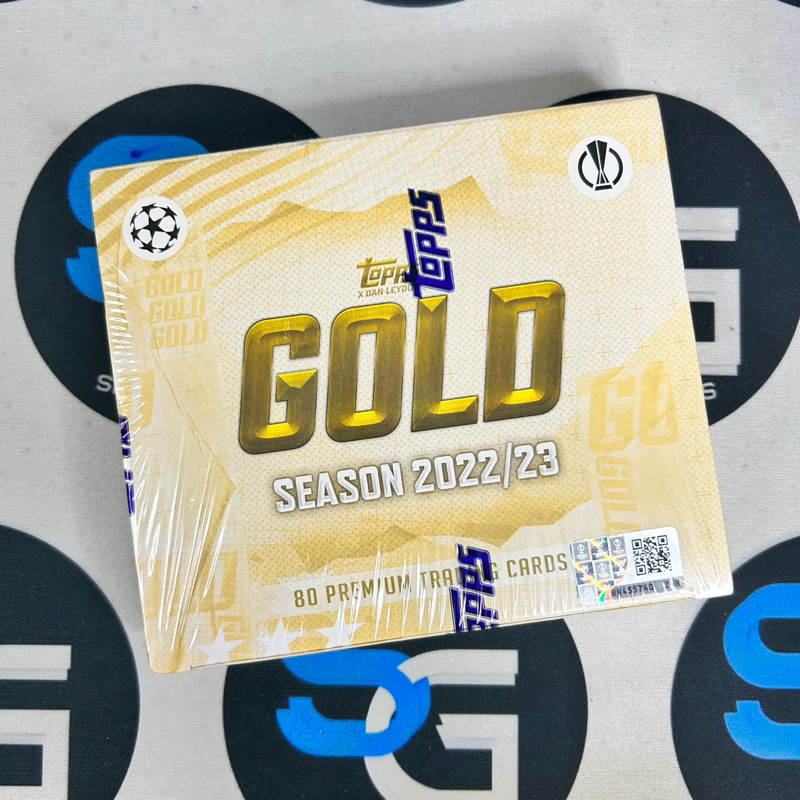 2022-23 Topps Gold UCL Soccer Box กล่องสุ่ม การันตี 1 ลายเซ็นต่อกล่อง ...