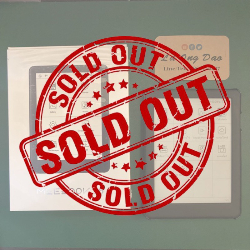 SOLD OUT // เครื่องอ่านหนังสือ Meebook P6 Android E-Reader มือสอง | Shopee Thailand