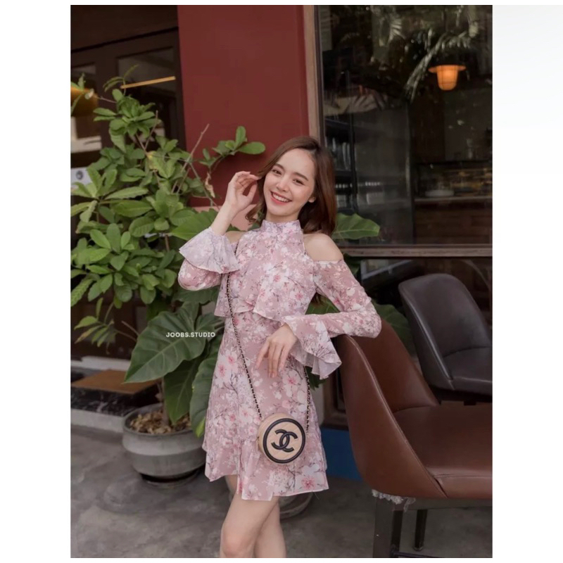 เดรสร้าน joob studio ใหม่ป้ายครบ แค่ลองนะคะ | Shopee Thailand