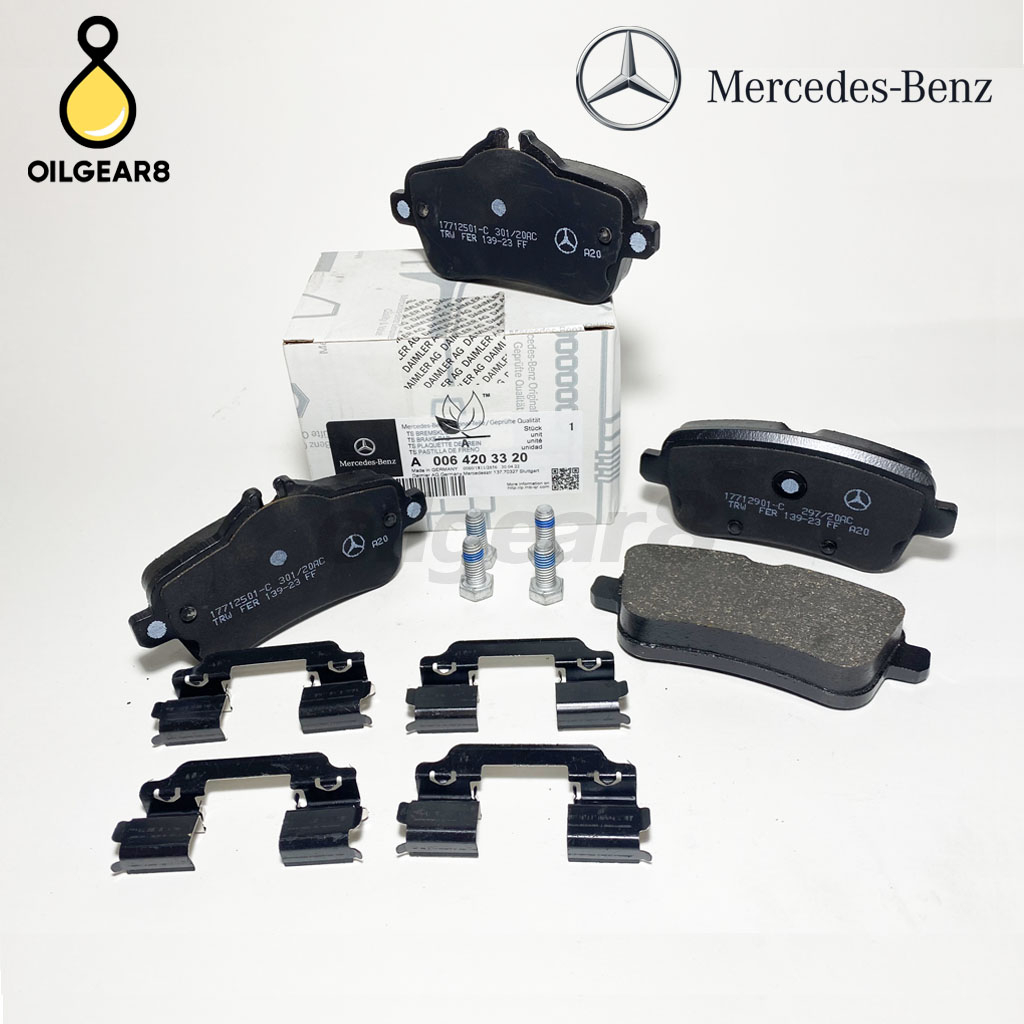 BENZ แท้ ผ้าเบรคหลัง รุ่น W166 เบอร์ 0064203320 0004206704 0074207720 ...