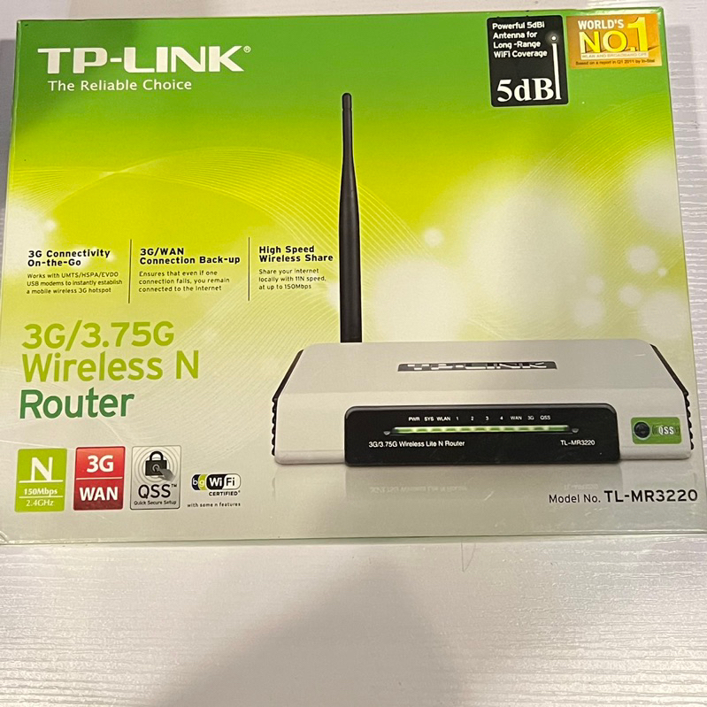 TP-Link TL-MR3220 3G / 3.75G Wireless N Router | Shopee Thailand