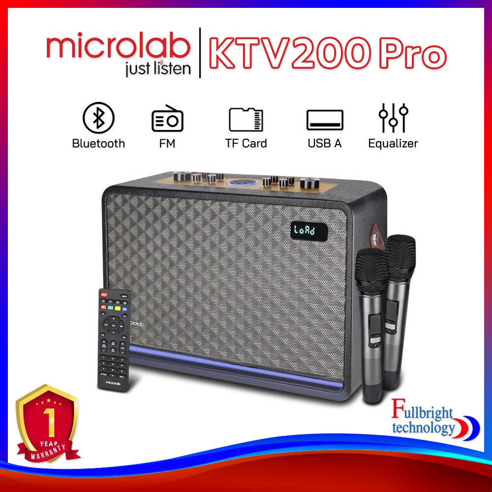 Microlab KTV200 Pro Bluetooth Speaker (120 Watt) ลำโพงบลูทูธสำหรับพกพา ...